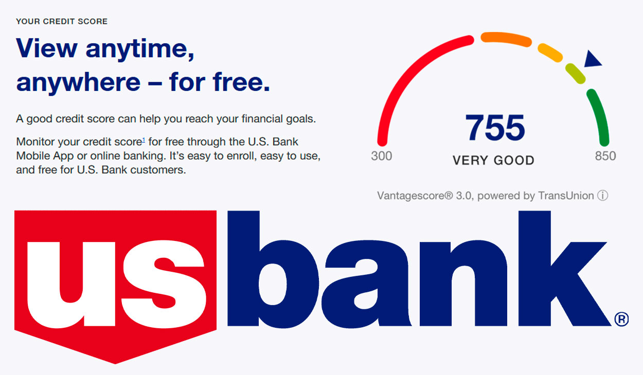 Check your credit score for free with US Bank