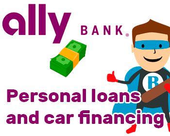 Ally Bank's personal loans and automotive loans