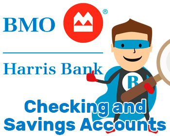BMO Harris Bank checking and savings accounts