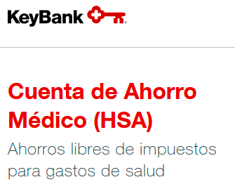 Cuenta de ahorros Health Savings (HSA) de KeyBank