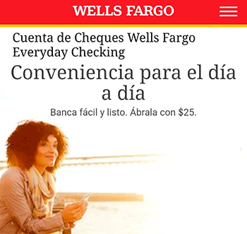 Cuenta Everyday Checking de Wells Fargo para tu día a día