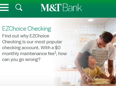 M&T EZChoice Checking account review