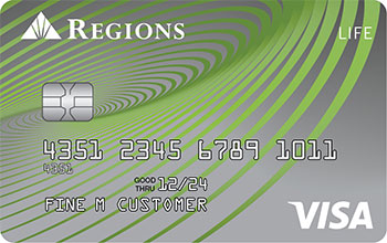 Regions bank Life Visa Credit Card review