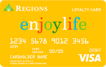 Regions Bank Loyalty prepaid Card review