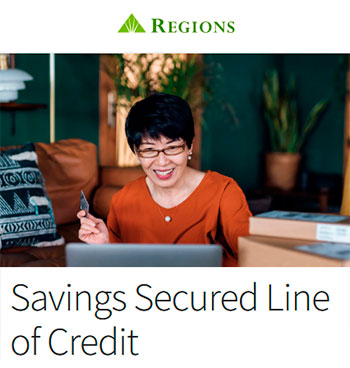 Regions Bank Savings Secured Line of Credit review