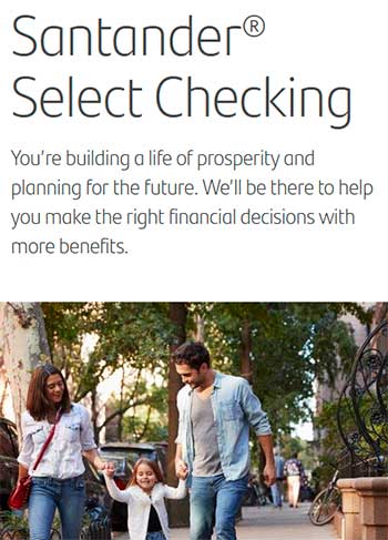 Santander Bank Select Checking account review