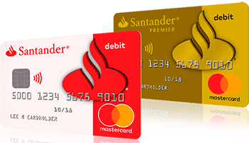 Tarjeta de débito Mastercard del Banco Santander