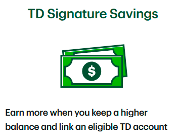 TD Signature Savings Account review