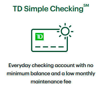 TD Simple Checking Account review